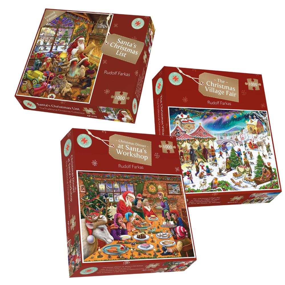 Fantastically Festive Christmas Jigsaw Puzzle Bundle Set – All Jigsaw ...