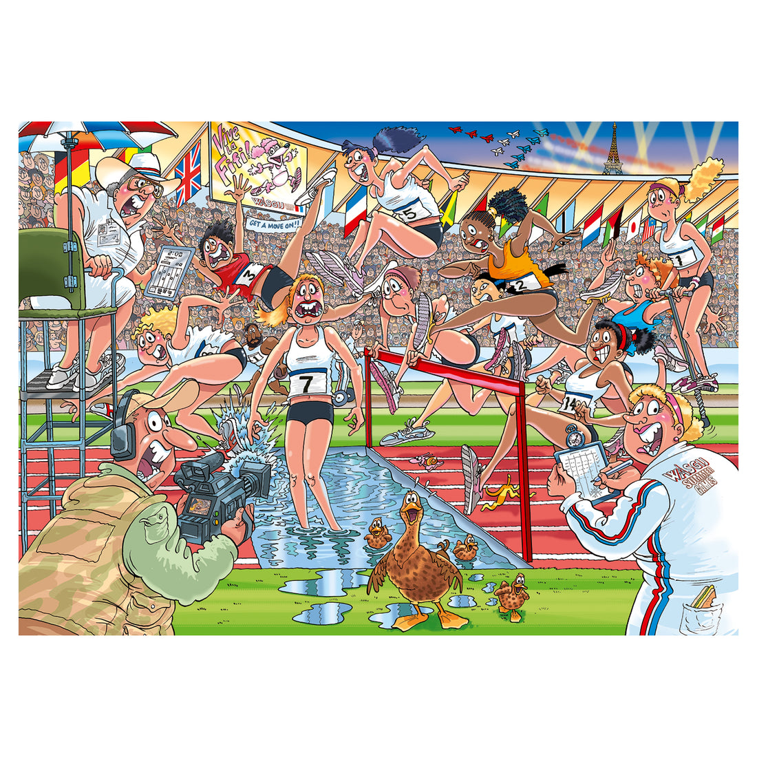 Wasgij Original 44 Summer Games! 1000 Piece Jigsaw Puzzle – All Jigsaw ...