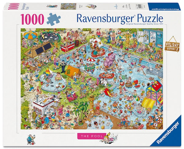 Ray's Comic Series - Holiday Resort No.3 The Pool 1000 Piece Jigsaw Pu ...
