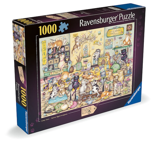 Crazy Cats No.20 Easter Eggstravaganza 1000 Piece Jigsaw Puzzle – All ...