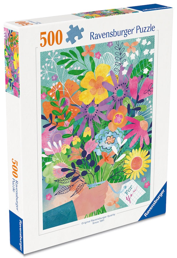 Flowers for You 500 Piece Jigsaw Puzzle – All Jigsaw Puzzles