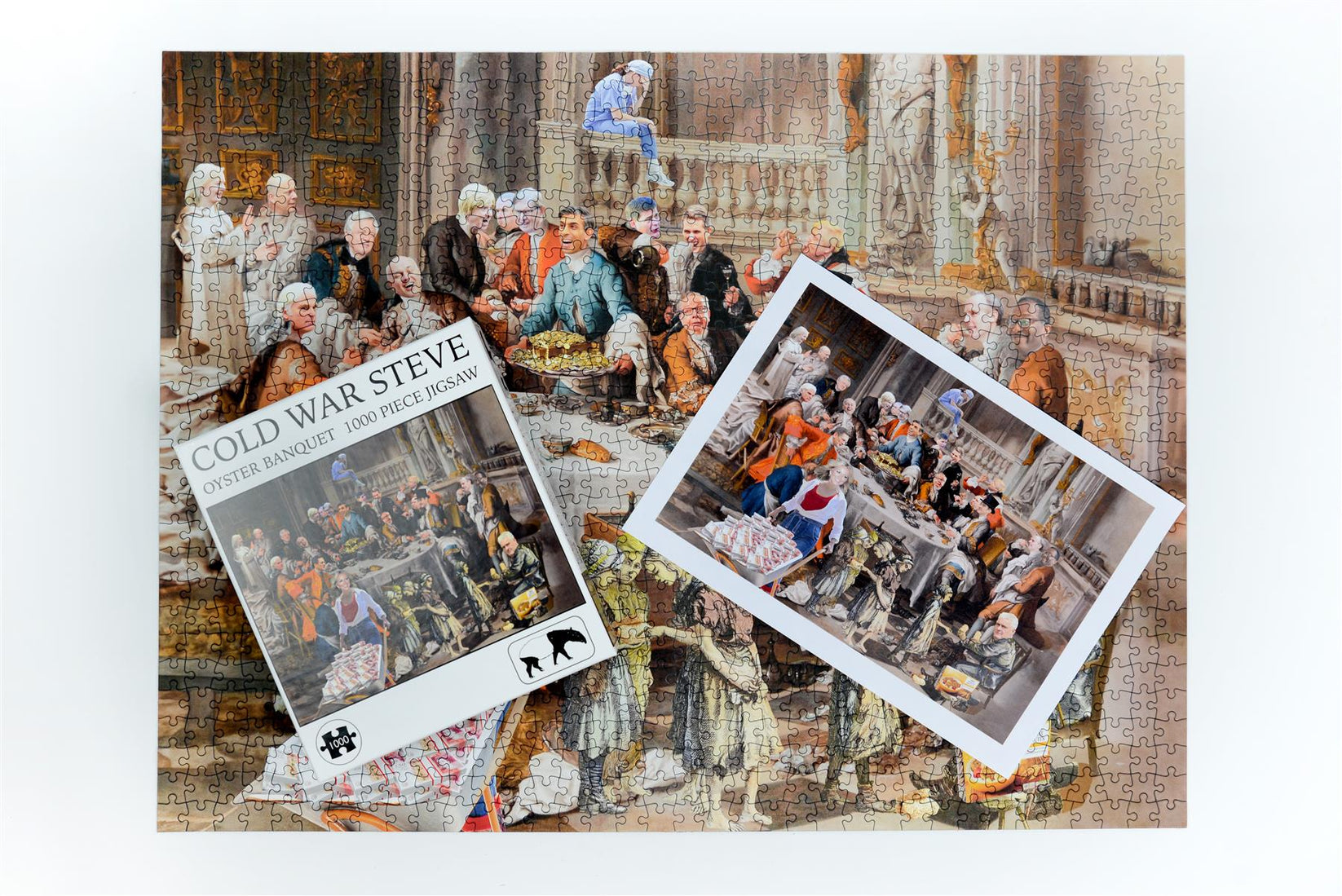 Cold War Steve Oyster Banquet 1000 Piece Jigsaw Puzzle – All Jigsaw Puzzles