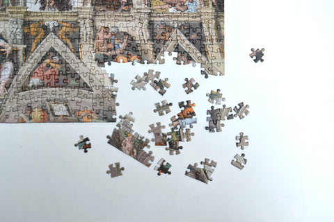 Sistine Chapel Ceiling by Michelangelo Jigsaw Puzzle - 1000 or 500 Pie ...
