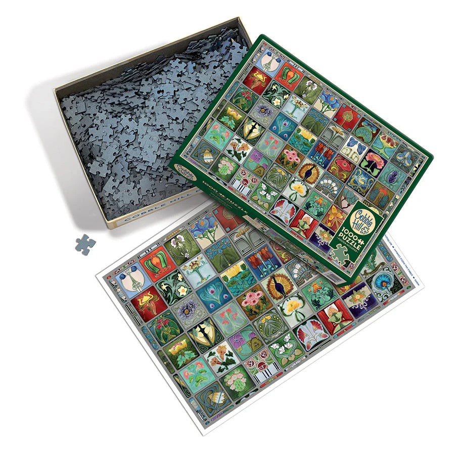 Art Nouveau Tiles 1000 Piece Jigsaw Puzzle – All Jigsaw Puzzles