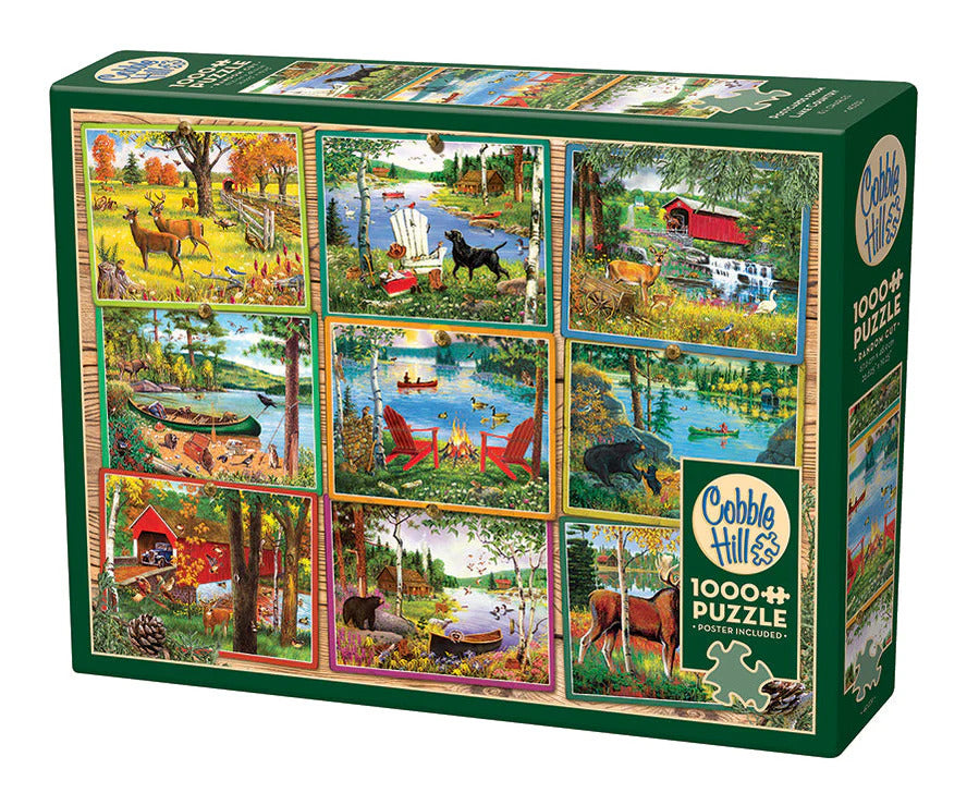 Postcards from Lake Country 1000 Piece Jigsaw Puzzle – All Jigsaw Puzzles