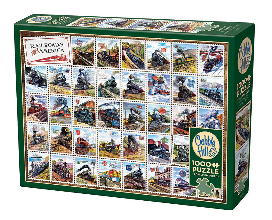 Railroads of America 1000 Piece Jigsaw – All Jigsaw Puzzles