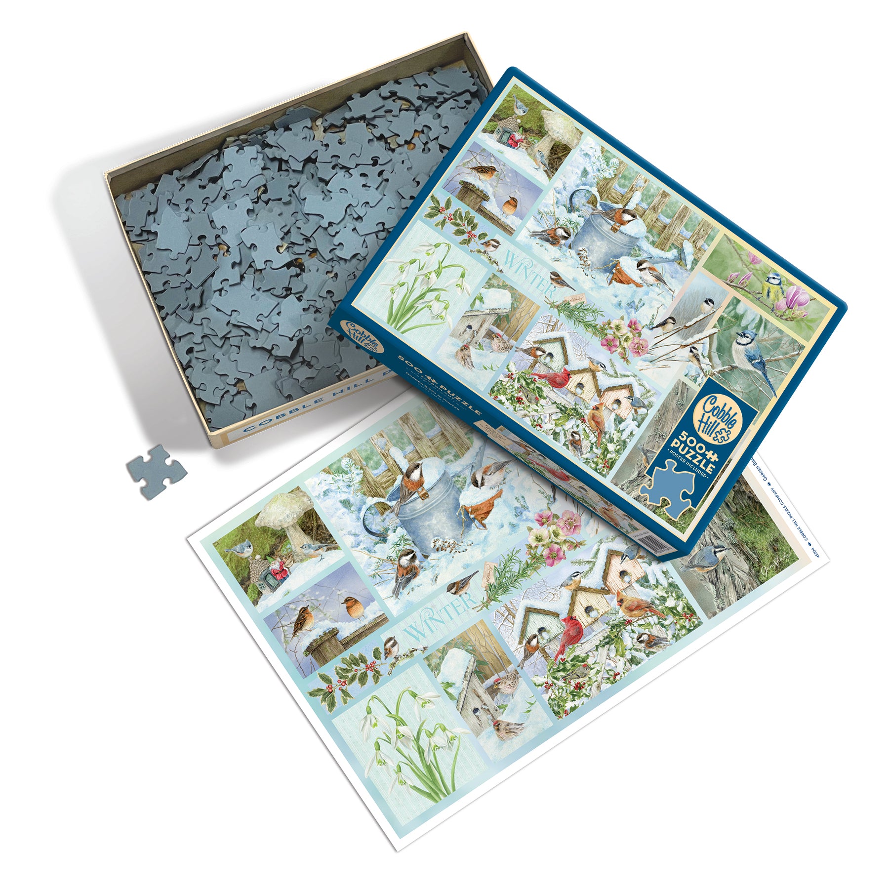 Garden Birds in Winter 500 Piece Jigsaw – All Jigsaw Puzzles