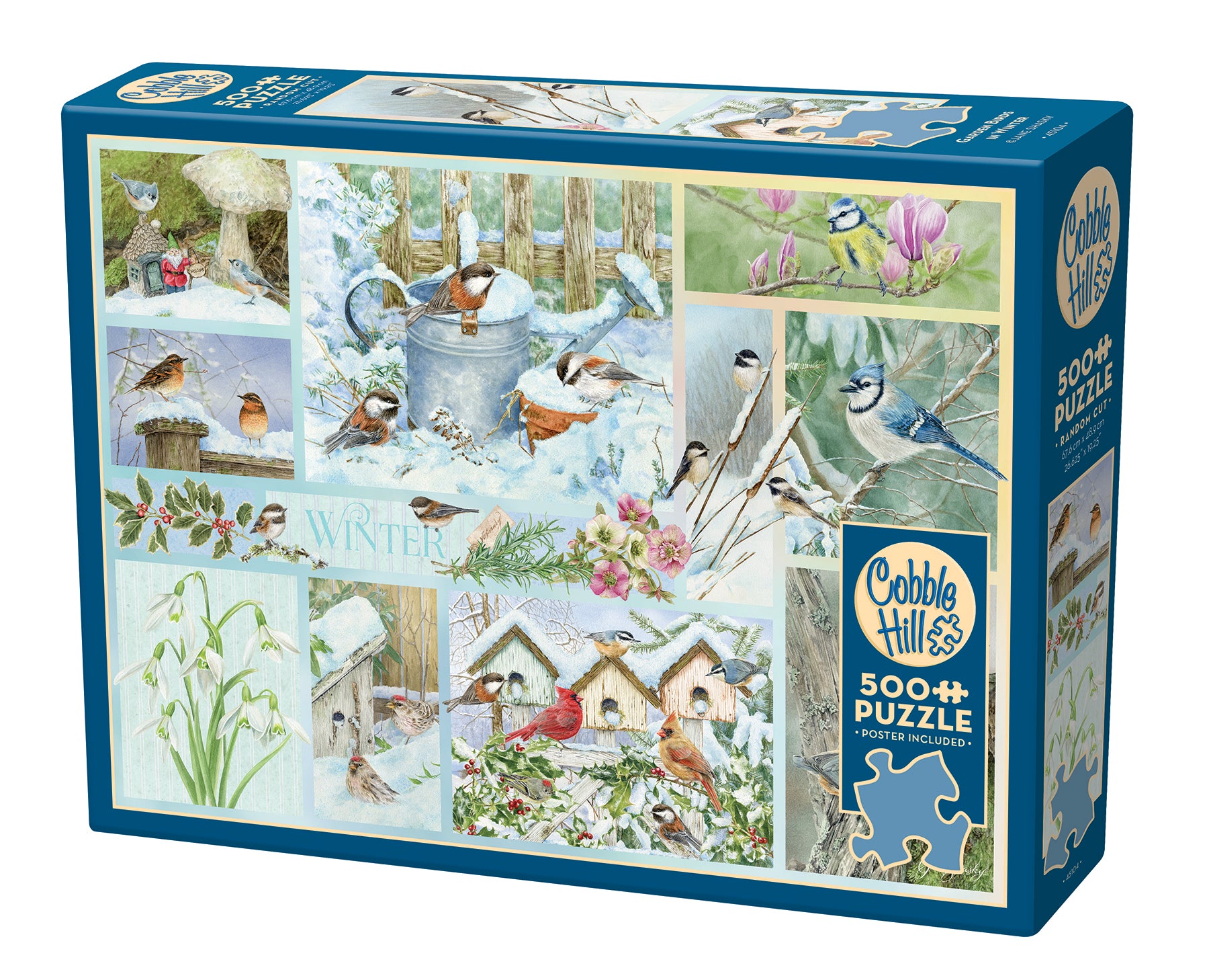 Garden Birds in Winter 500 Piece Jigsaw – All Jigsaw Puzzles