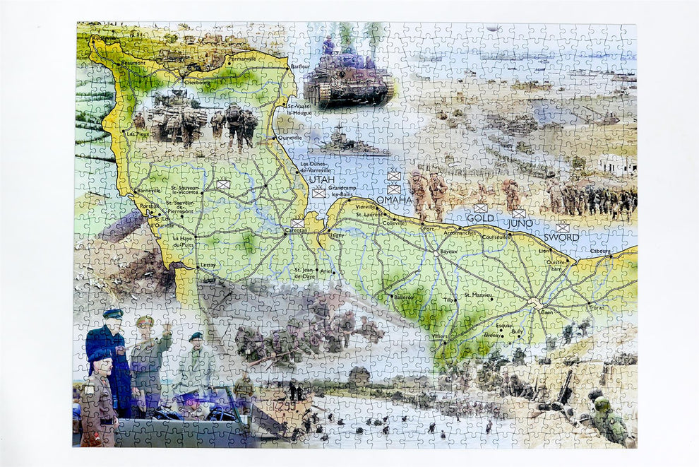 Imperial War Museums D-Day 1000 Piece Jigsaw Puzzle – All Jigsaw Puzzles