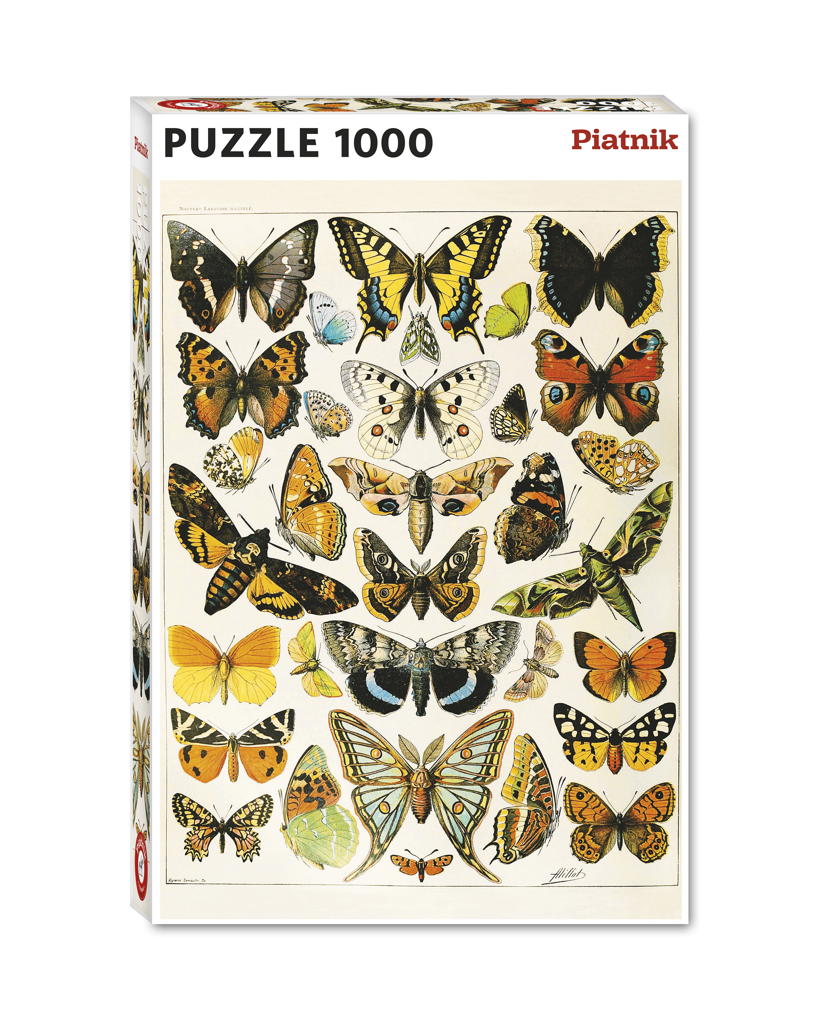 Butterflies & moths 1000 Piece Jigsaw Puzzle – All Jigsaw Puzzles