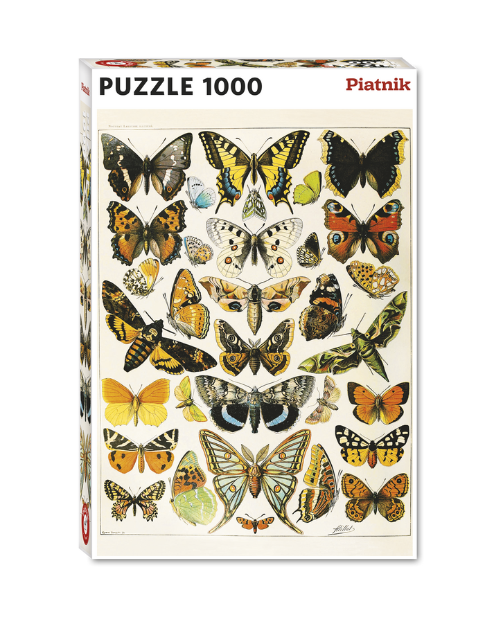 Butterflies & moths 1000 Piece Jigsaw Puzzle – All Jigsaw Puzzles