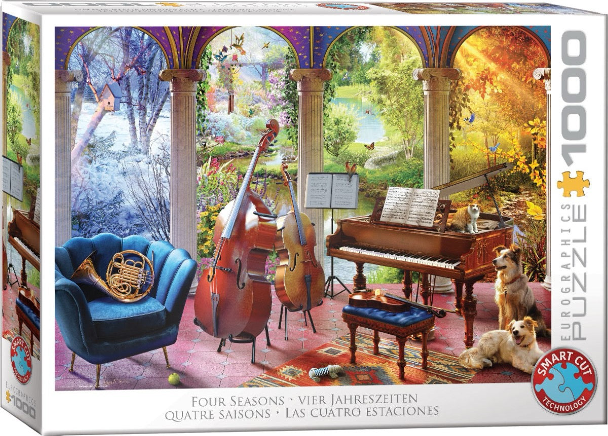 Four Seasons by Angelo Bonito 1000 Piece Jigsaw Puzzle – All Jigsaw Puzzles