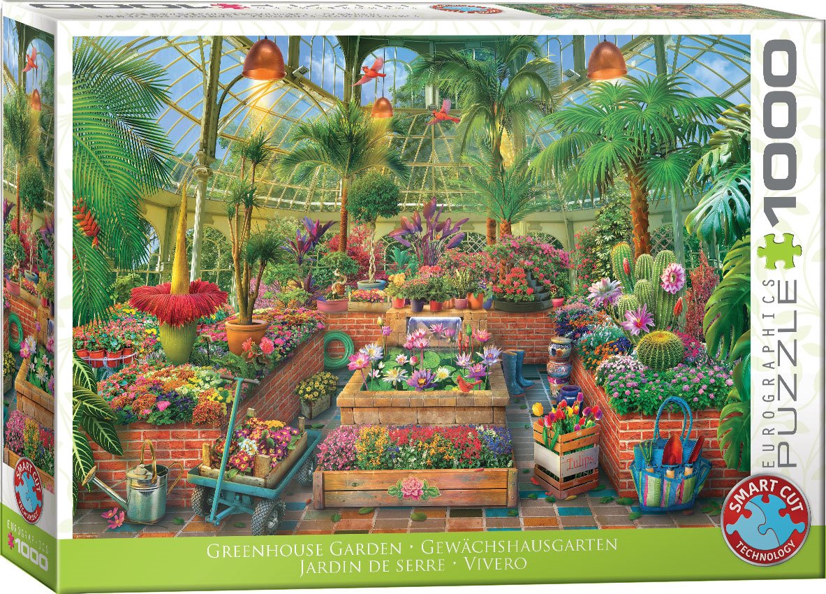 Greenhouse Garden 1000 Piece Jigsaw Puzzle – All Jigsaw Puzzles
