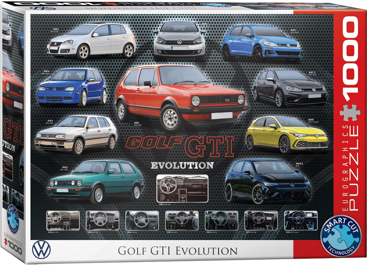 VW Golf GTI Evolution 1000 Piece Jigsaw Puzzle – All Jigsaw Puzzles