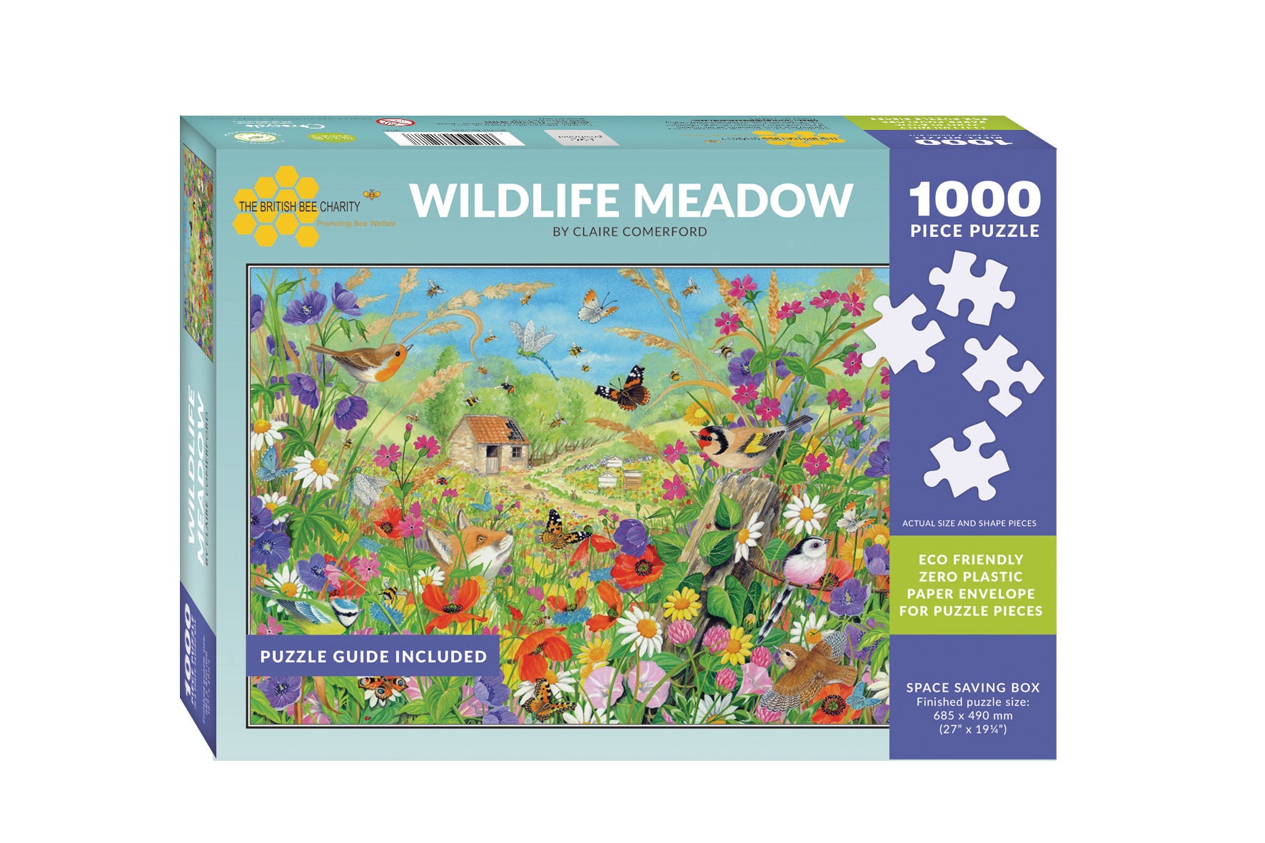 Wildlife Meadow 1000 Piece Jigsaw Puzzle – All Jigsaw Puzzles