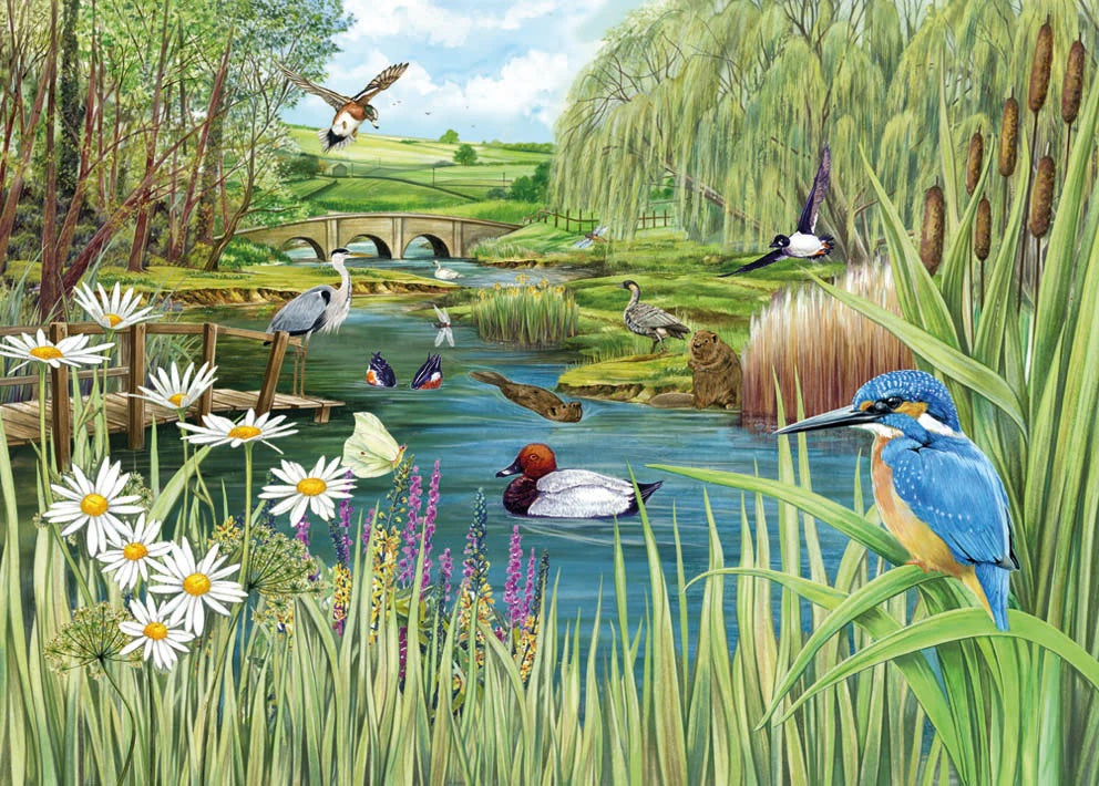 River's Edge - 1000 Piece Jigsaw Puzzle – All Jigsaw Puzzles