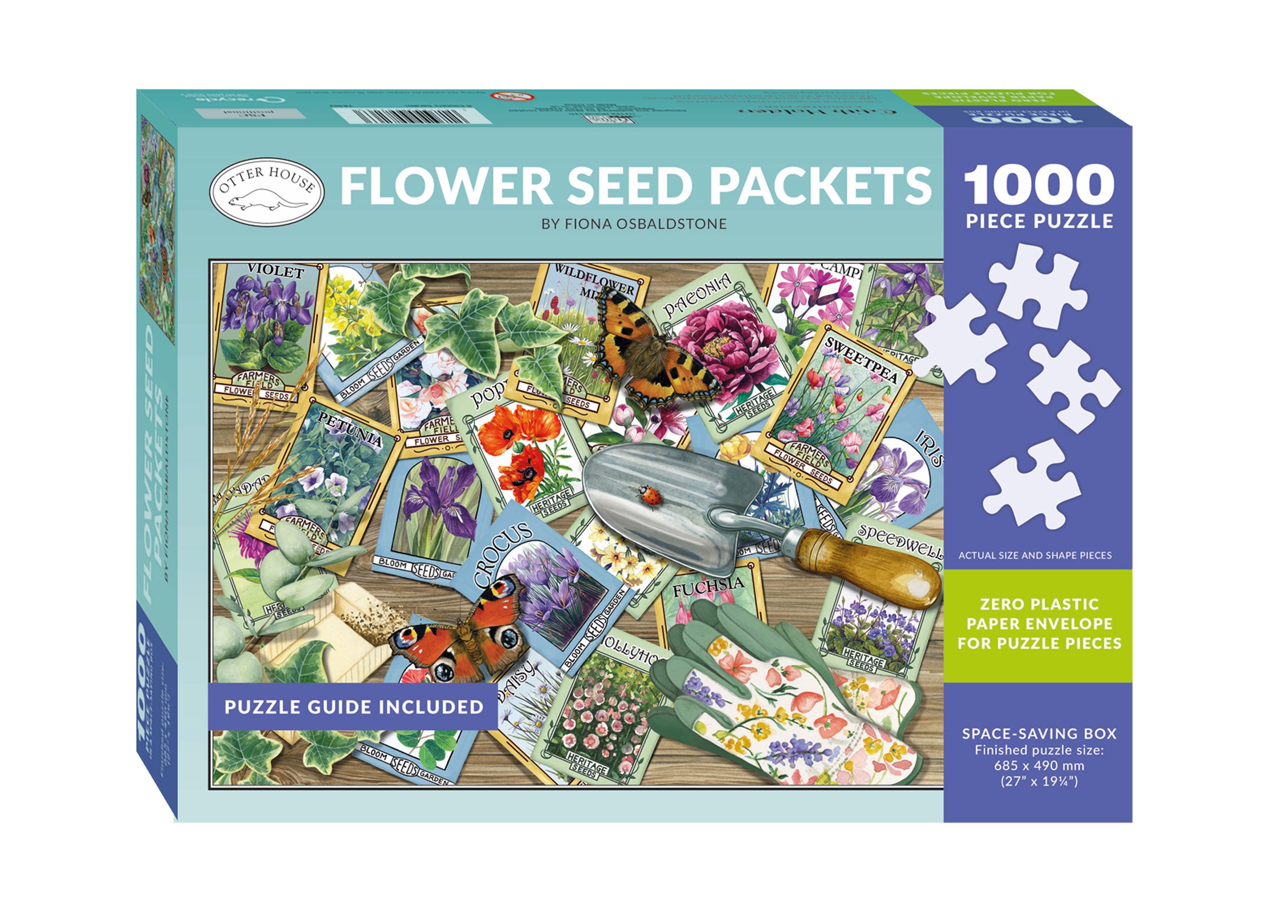 Flower seed Packets 1000 Piece Jigsaw Puzzle – All Jigsaw Puzzles