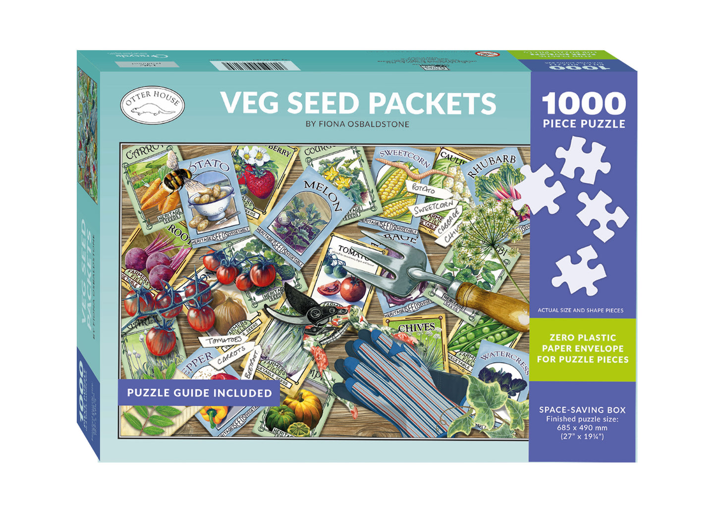 Veg Seed Packets 1000 Piece Jigsaw Puzzle – All Jigsaw Puzzles