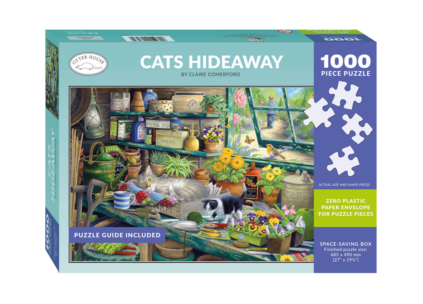 Cats Hideaway 1000 Piece Jigsaw Puzzle – All Jigsaw Puzzles