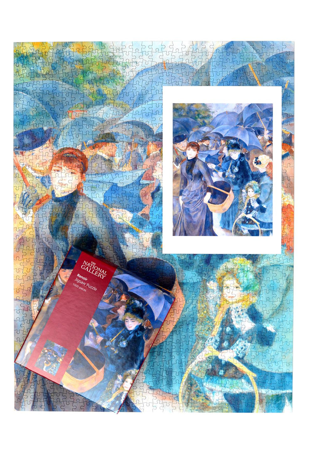 The Umbrellas - National Gallery 1000 Piece Jigsaw Puzzle – All Jigsaw ...