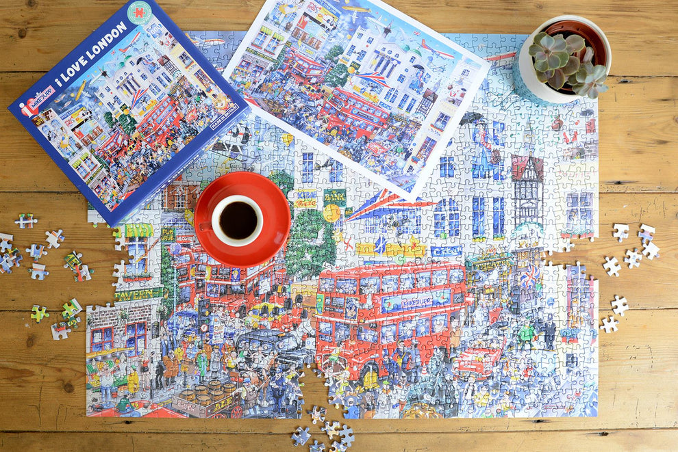Mike Jupp I Love London 1000 Piece Jigsaw Puzzle – All Jigsaw Puzzles