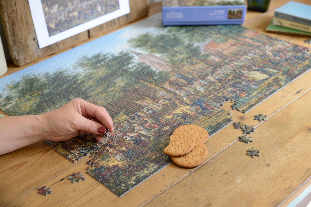 The Grote Markt at The Hague - National Gallery 1000 Piece Jigsaw Puzz ...