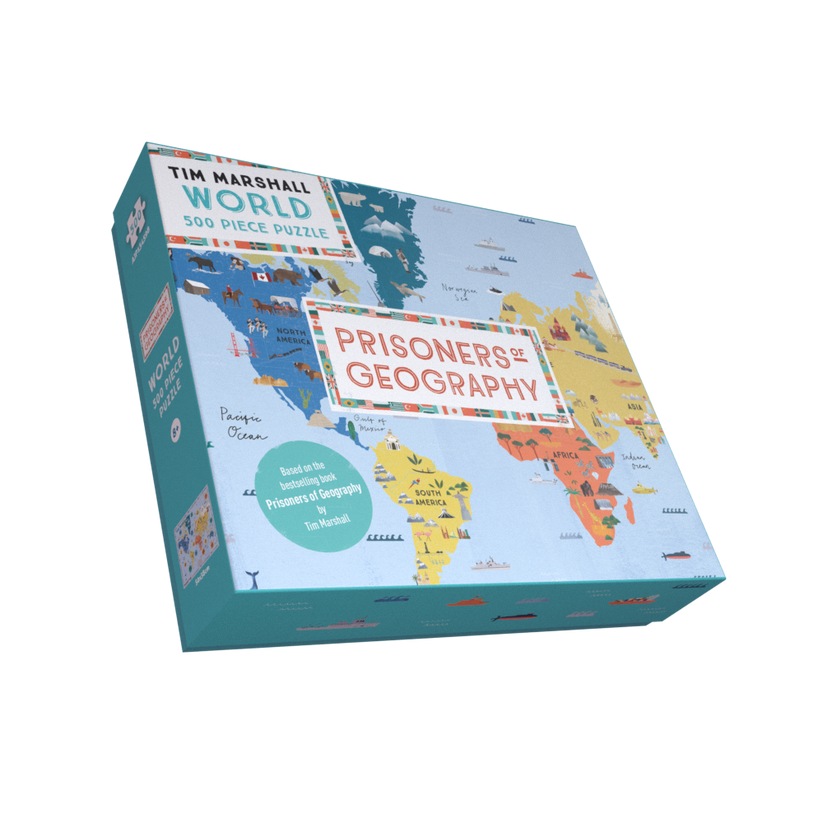 Prisoners of Geography World Map 500 Piece Jigsaw Puzzle | All Jigsaw ...