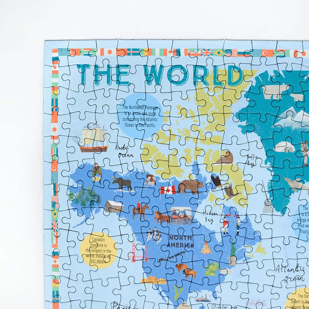 Prisoners of Geography World Map 500 Piece Jigsaw Puzzle | All Jigsaw ...