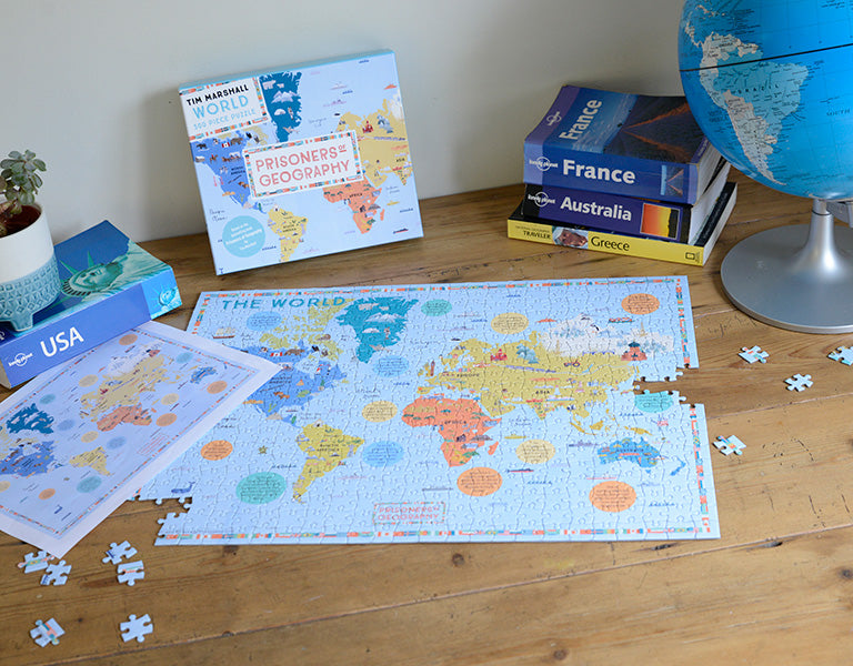 Prisoners of Geography World Map 500 Piece Jigsaw Puzzle | All Jigsaw ...