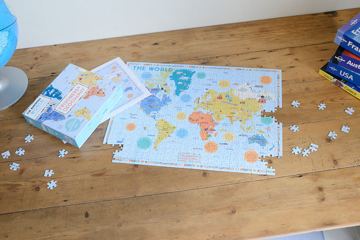 Prisoners of Geography World Map 500 Piece Jigsaw Puzzle | All Jigsaw ...