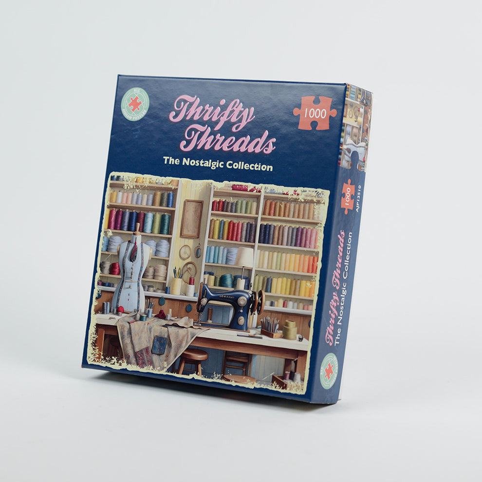 Thrifty Threads 1000 Piece Jigsaw Puzzle – All Jigsaw Puzzles