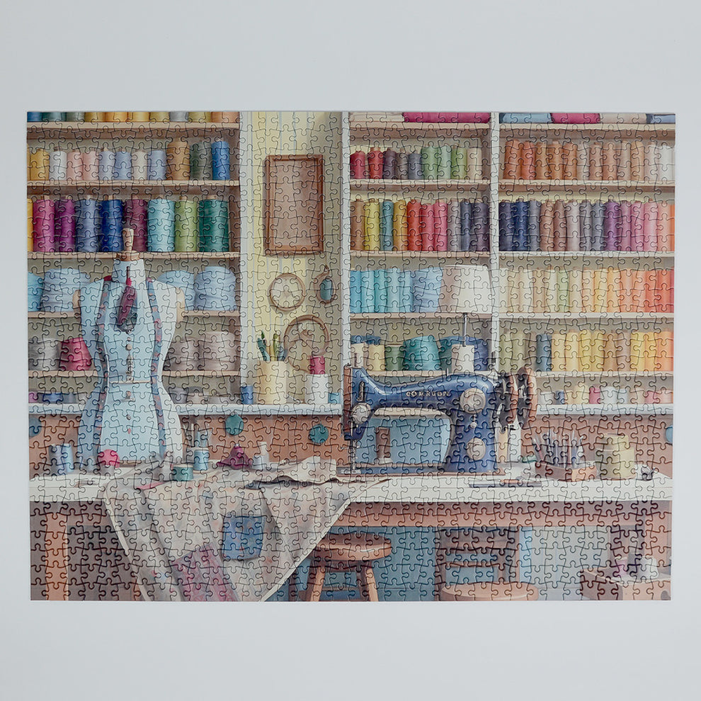 Thrifty Threads 1000 Piece Jigsaw Puzzle – All Jigsaw Puzzles