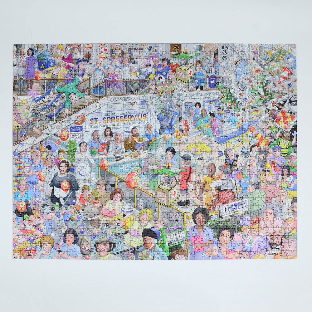 Mike Jupp I Love Healthcare 1000 Piece Jigsaw Puzzle – All Jigsaw Puzzles