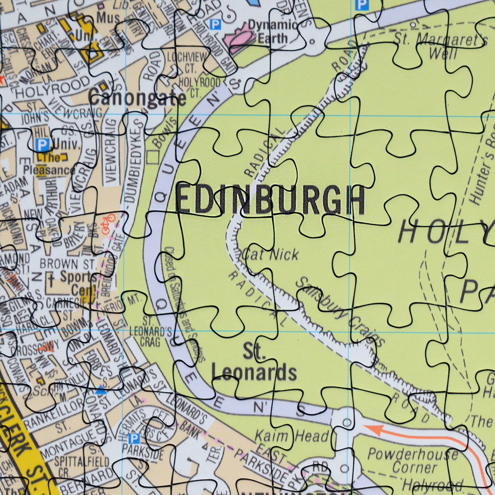 A-Z Map of Edinburgh 1000 Piece Jigsaw – All Jigsaw Puzzles