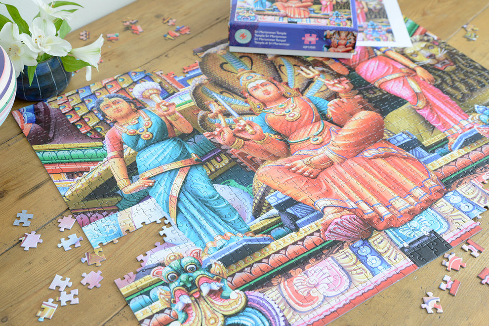 Sri Mariamman Temple 1000 Piece Jigsaw Puzzle – All Jigsaw Puzzles