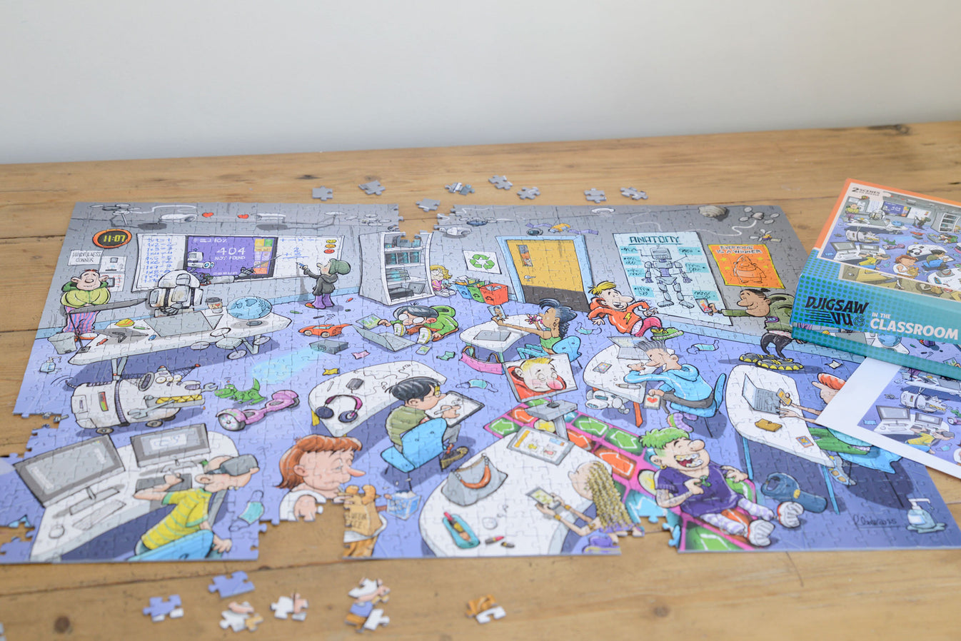 Djigsaw Vu In the Classroom 2 x 1000 Piece Jigsaw Puzzle Set – All ...