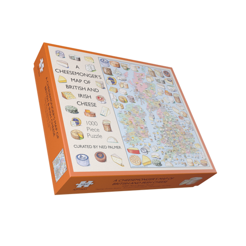 A Cheesemonger's Map of British & Irish Cheese 1000 Piece Jigsaw Puzzl ...