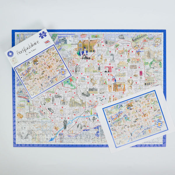 Hertfordshire- Tim Bulmer 1000 Piece Jigsaw Puzzle – All Jigsaw Puzzles