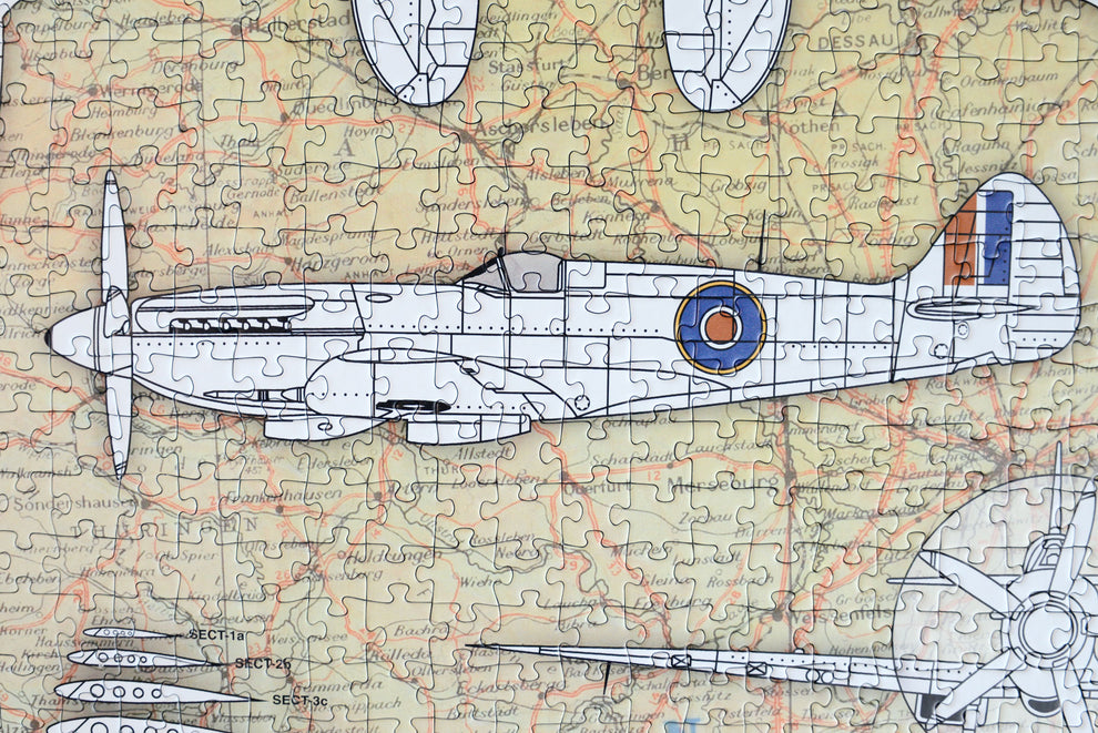 Imperial War Museums Spitfire 90th Anniversary 1000 Piece Jigsaw Puzzl ...