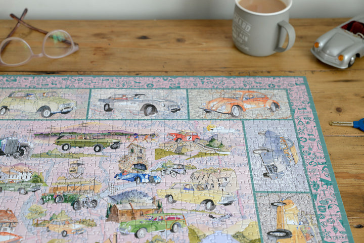 Tim Bulmer - Cars 1000 Piece Jigsaw Puzzle – All Jigsaw Puzzles