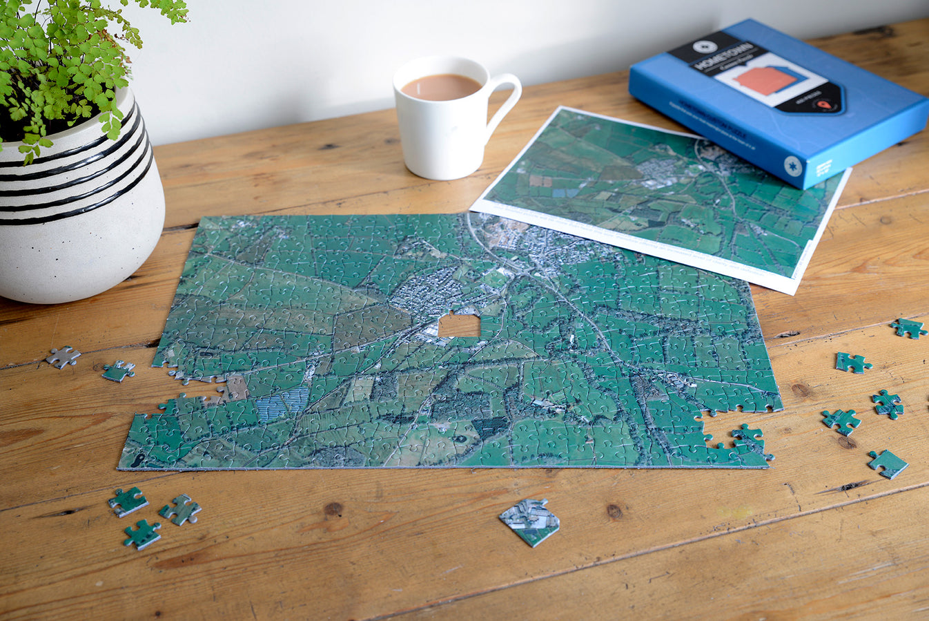 Hometown Personalised UK Map Jigsaw Puzzle – All Jigsaw Puzzles
