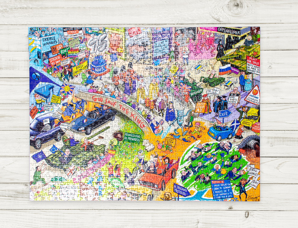 The Telegraph 2023 According to Blower 1000 Piece Jigsaw Puzzle | All ...