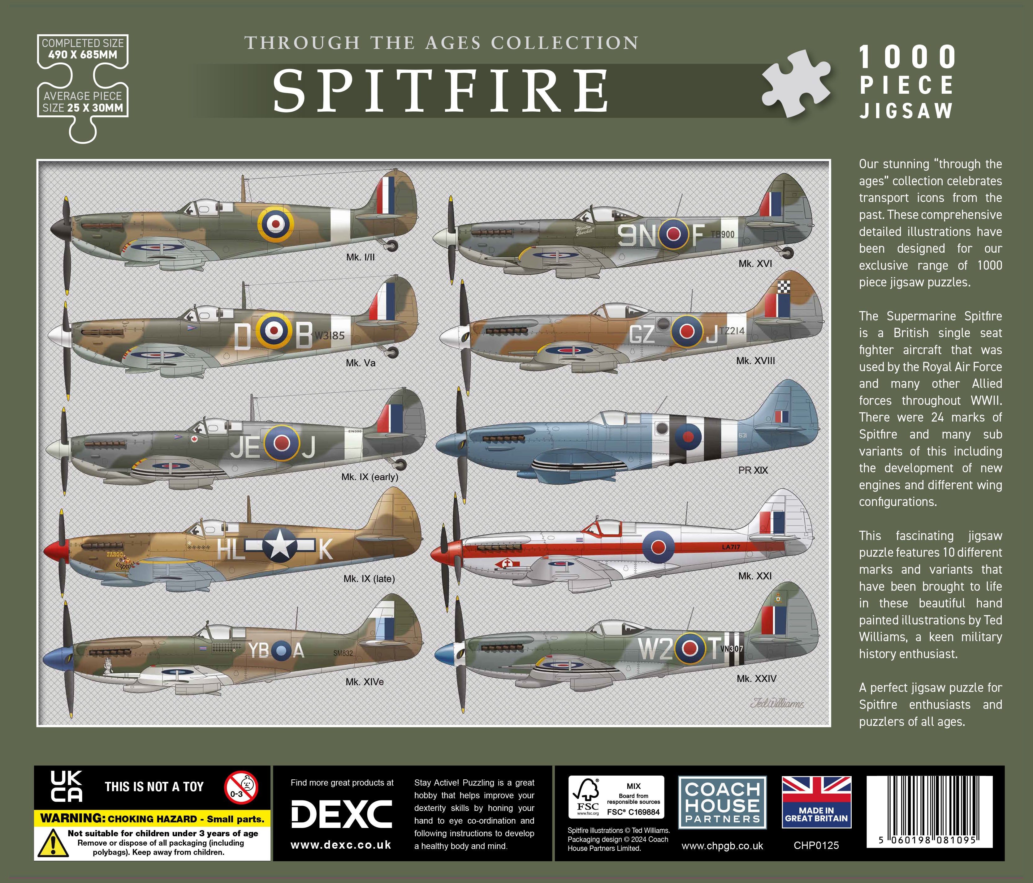 Spitfire 1000 Piece Jigsaw Puzzle – All Jigsaw Puzzles