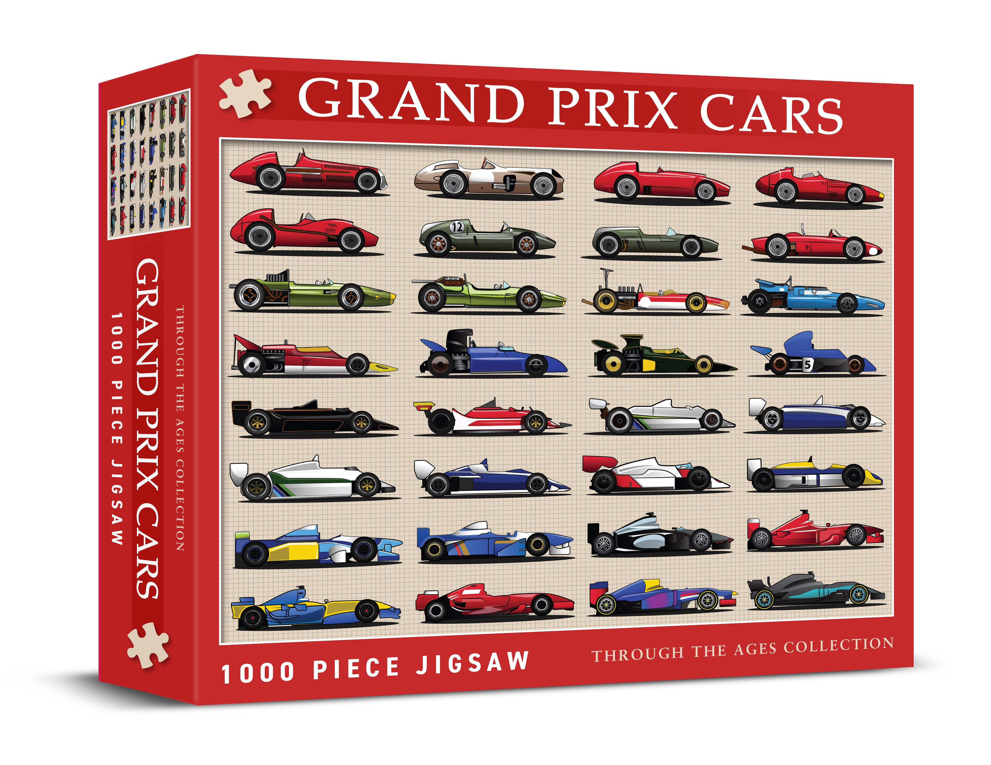 Grand Prix Cars 1000 Piece Jigsaw Puzzle – All Jigsaw Puzzles