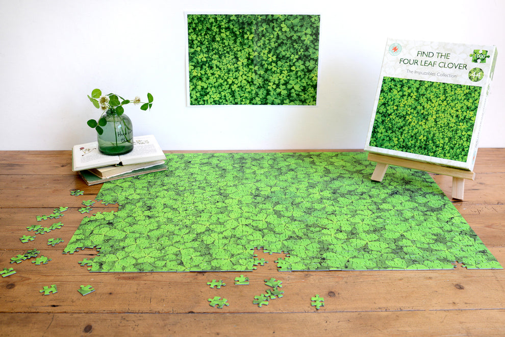 Find the Four Leaf Clover Impuzzible No.44 - 1000 Piece Jigsaw Puzzle ...