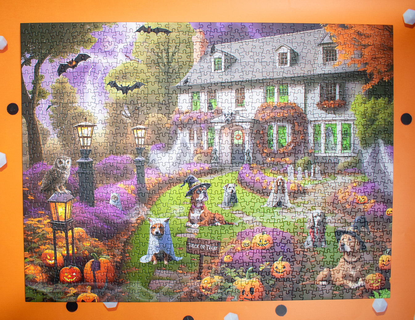 Dogs at a Haunted House 1000 or 500 Piece Jigsaw Puzzle | All Jigsaw ...