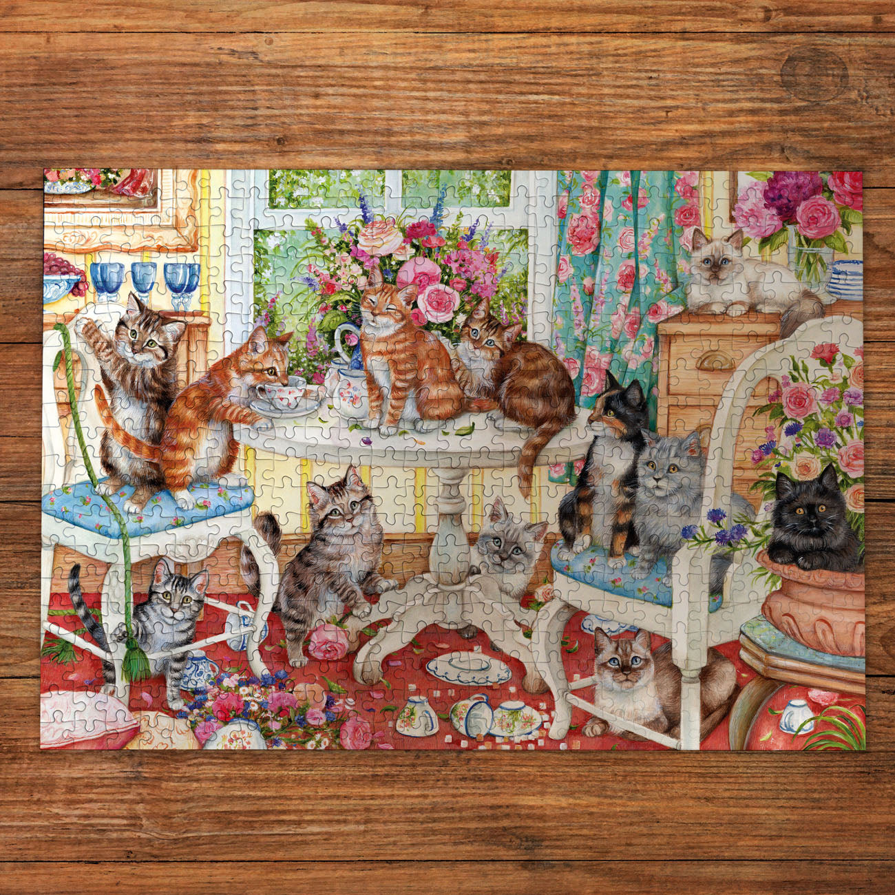 Tails from the Tea Party 500 Piece Jigsaw Puzzle – All Jigsaw Puzzles