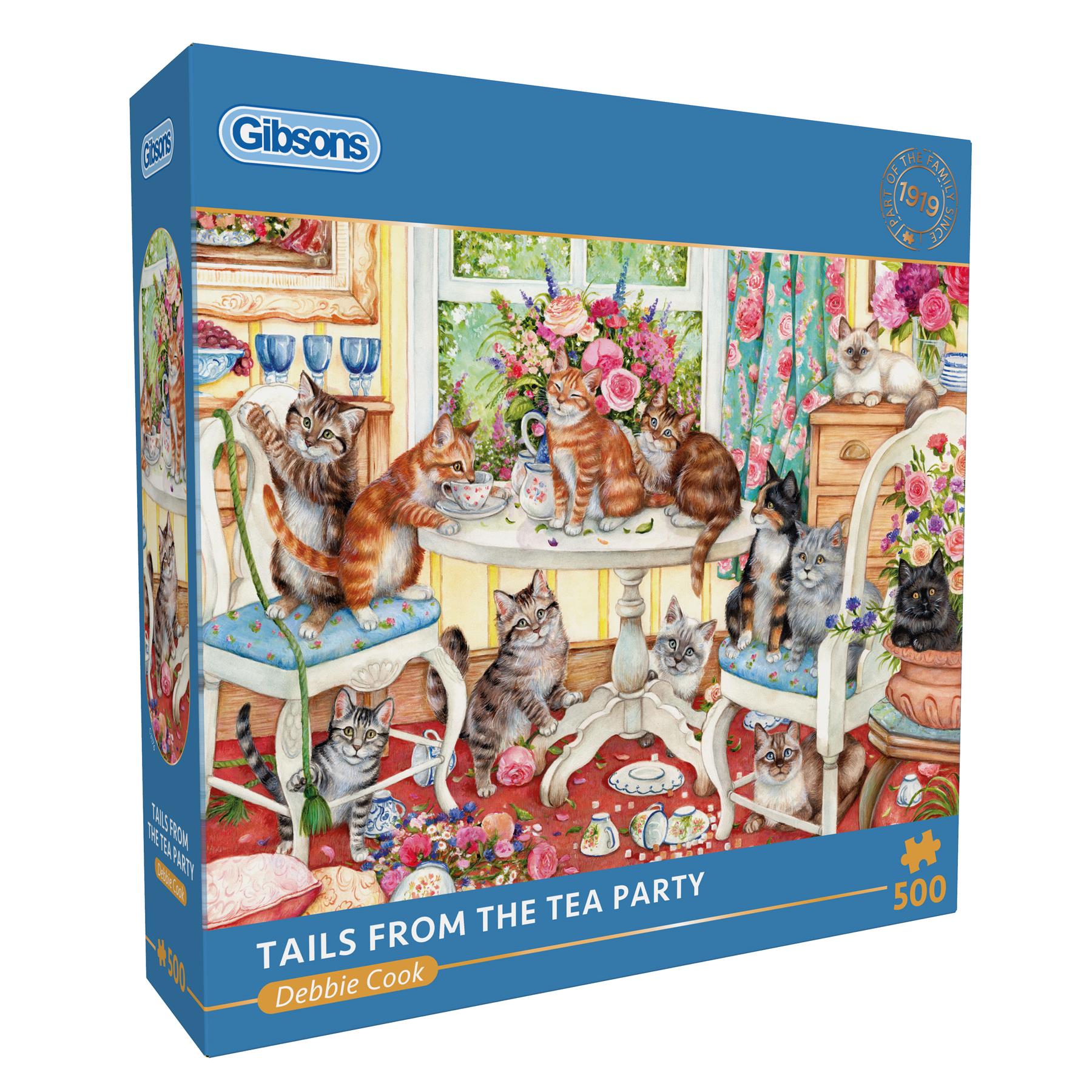 Tails from the Tea Party 500 Piece Jigsaw Puzzle – All Jigsaw Puzzles