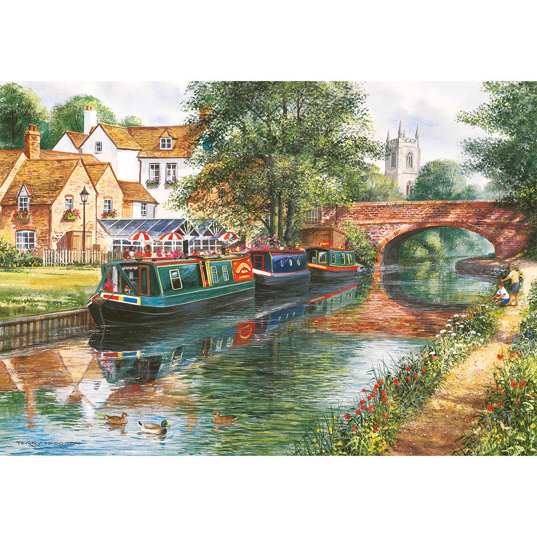 Terry's Waterways 4 x 500 Piece Jigsaw Puzzle – All Jigsaw Puzzles