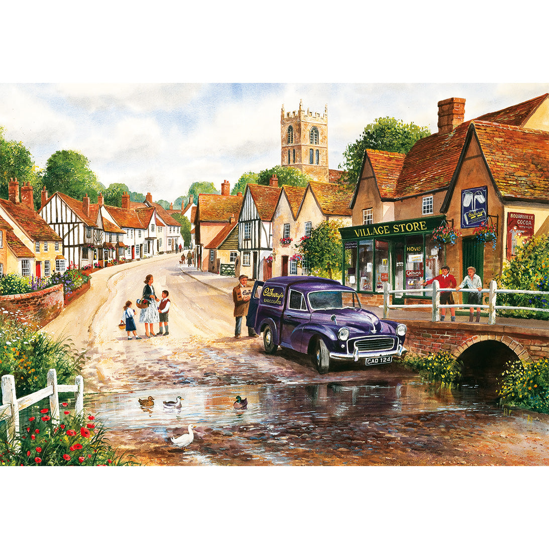 Terry's Waterways 4 x 500 Piece Jigsaw Puzzle – All Jigsaw Puzzles